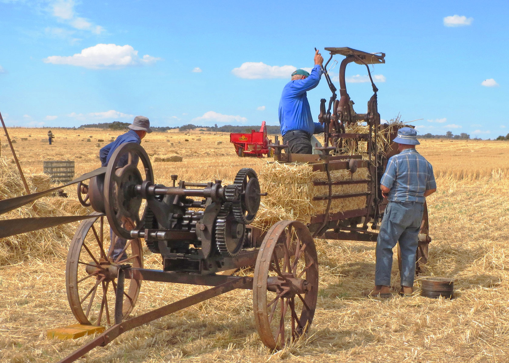 Pull-Powered Hay Presses - Farm Collector